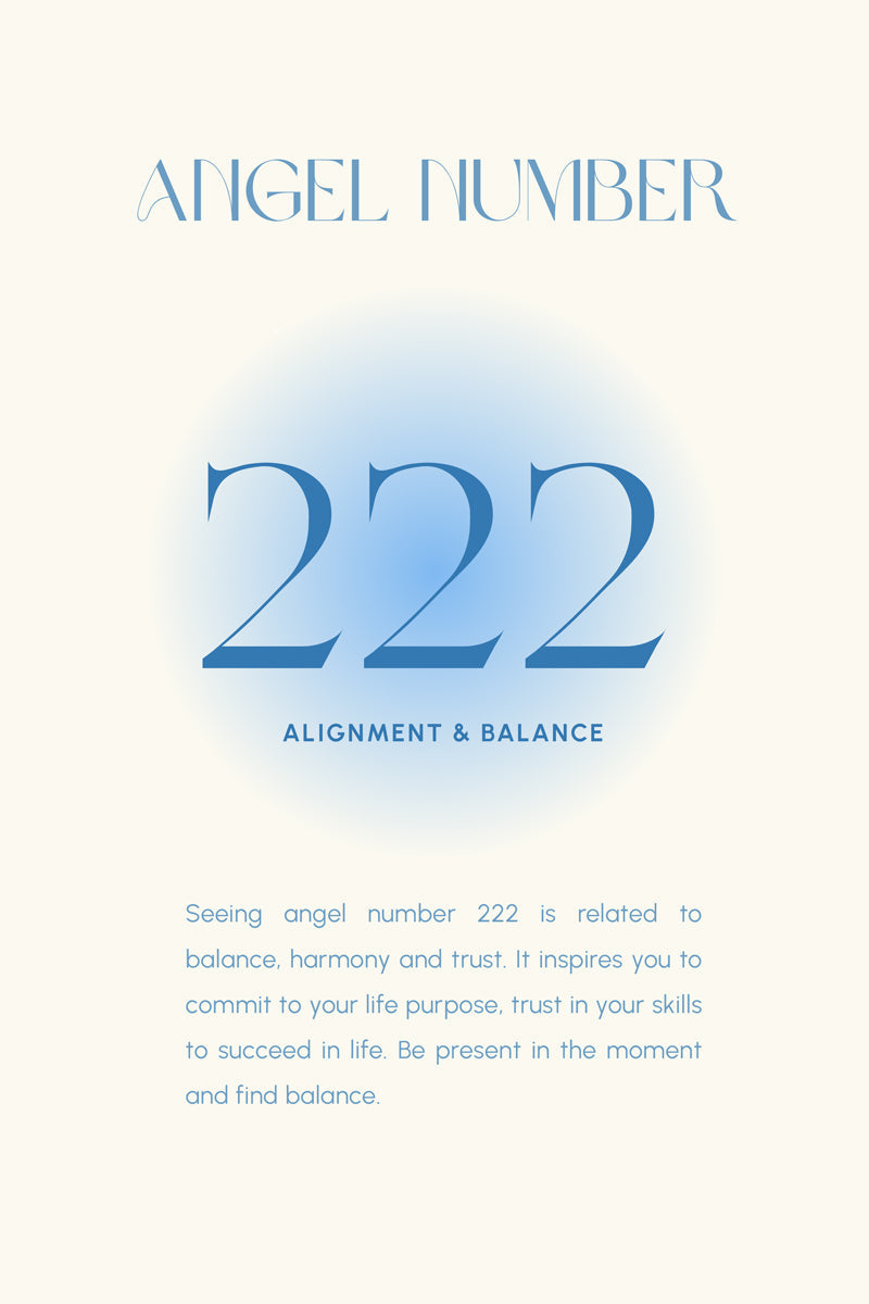 Angel Numbers 222: Alignment, Balance & More – LULU ONLY
