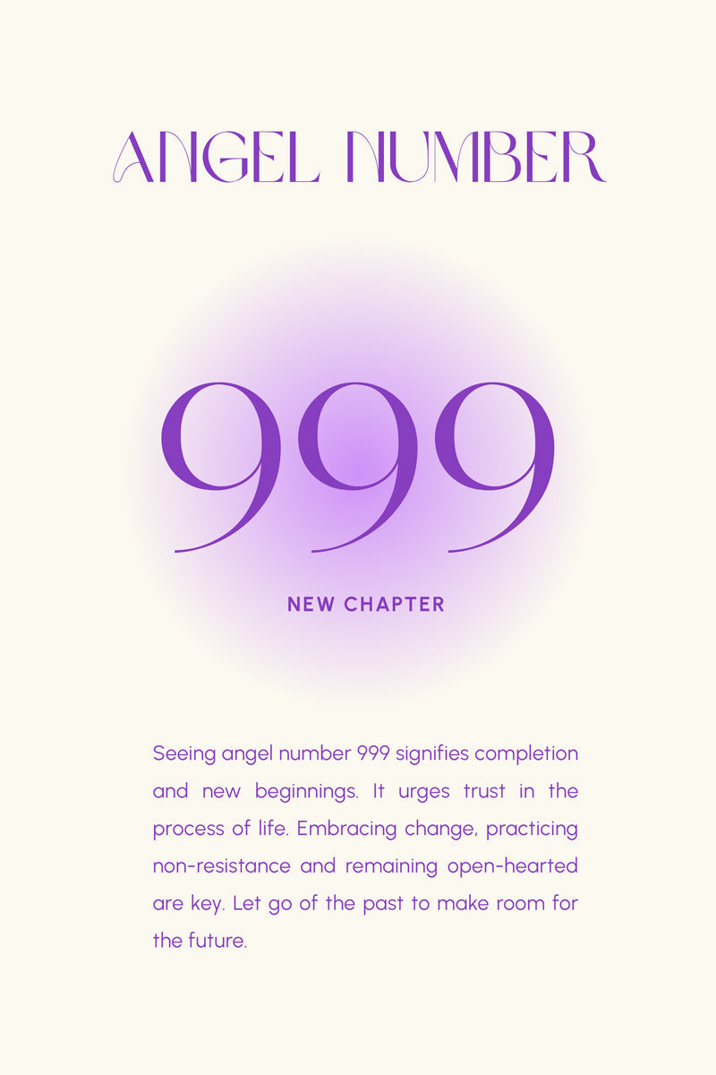 Angel Numbers 999: New Chapter & More | LULU ONLY